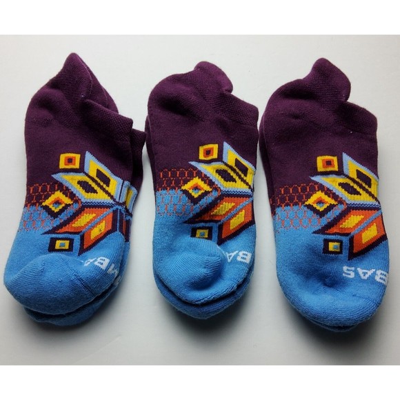 Bombas | Accessories | Bombas Pattern Athletic Ankle Socks Lot Of 3 ...